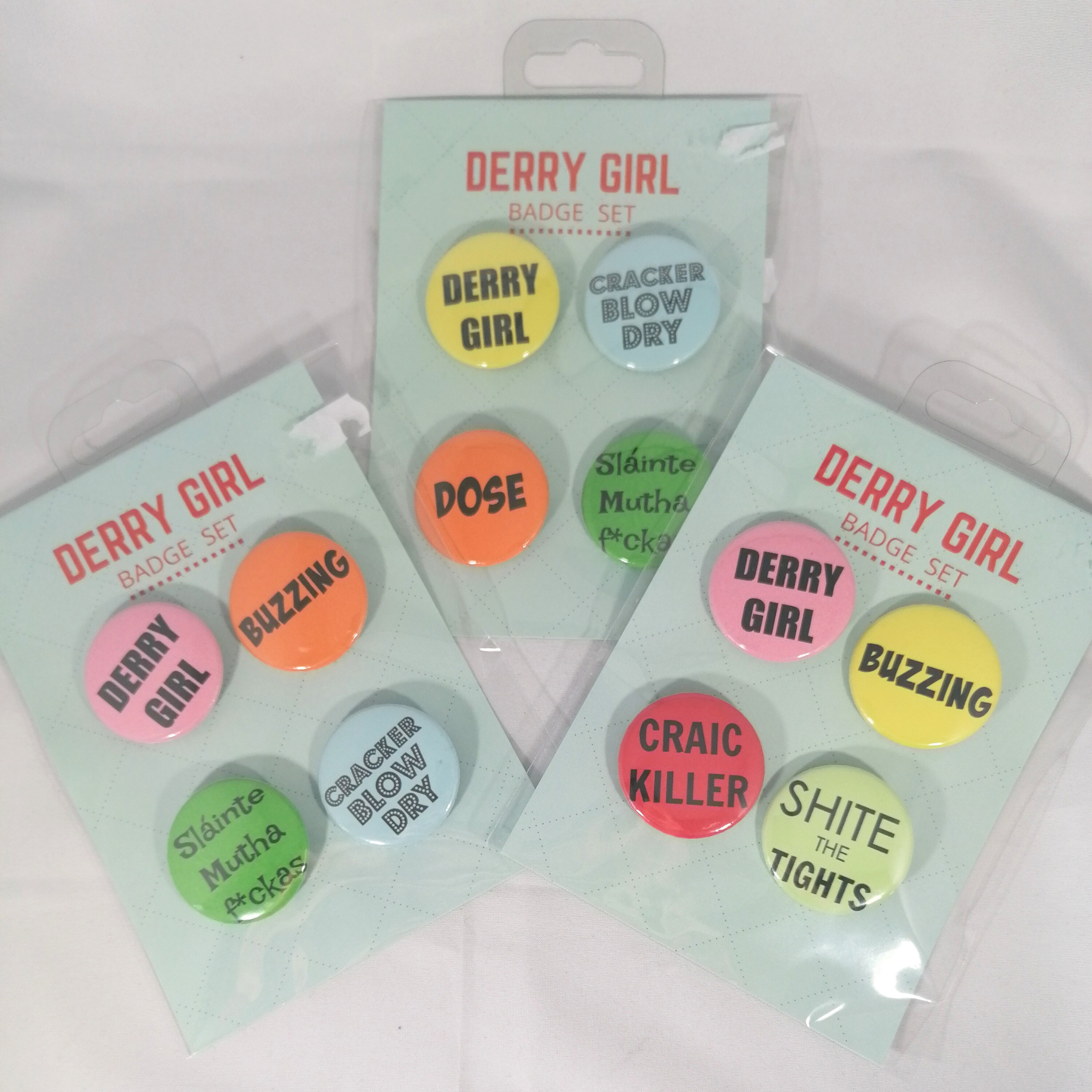 Derry Girls Badge Set – Visit Derry